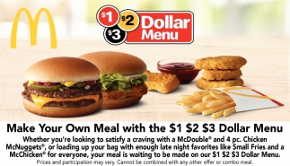 Dollar Menu, McDonald's - Montgomery, Montgomery, AL