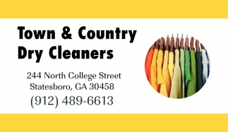 Dry Cleaners, Town & Country Dry Cleaners, Statesboro, GA