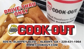 Drive-Thru Only, Cook Out - Albany, Albany, GA